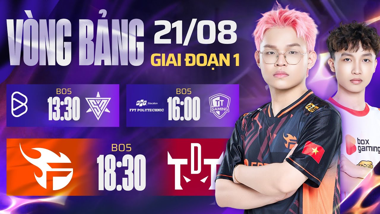 🔴 TRỰC TIẾP: THE DAREDEVIL TEAM vs FPT x FLASH | GIAI ĐOẠN 1 - LƯỢT ĐI ...