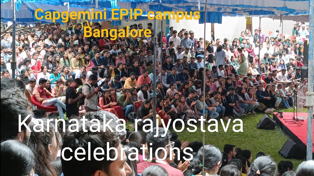 Karnataka rajyostava celebrations EVENT || Capgemini EPIP campus ...