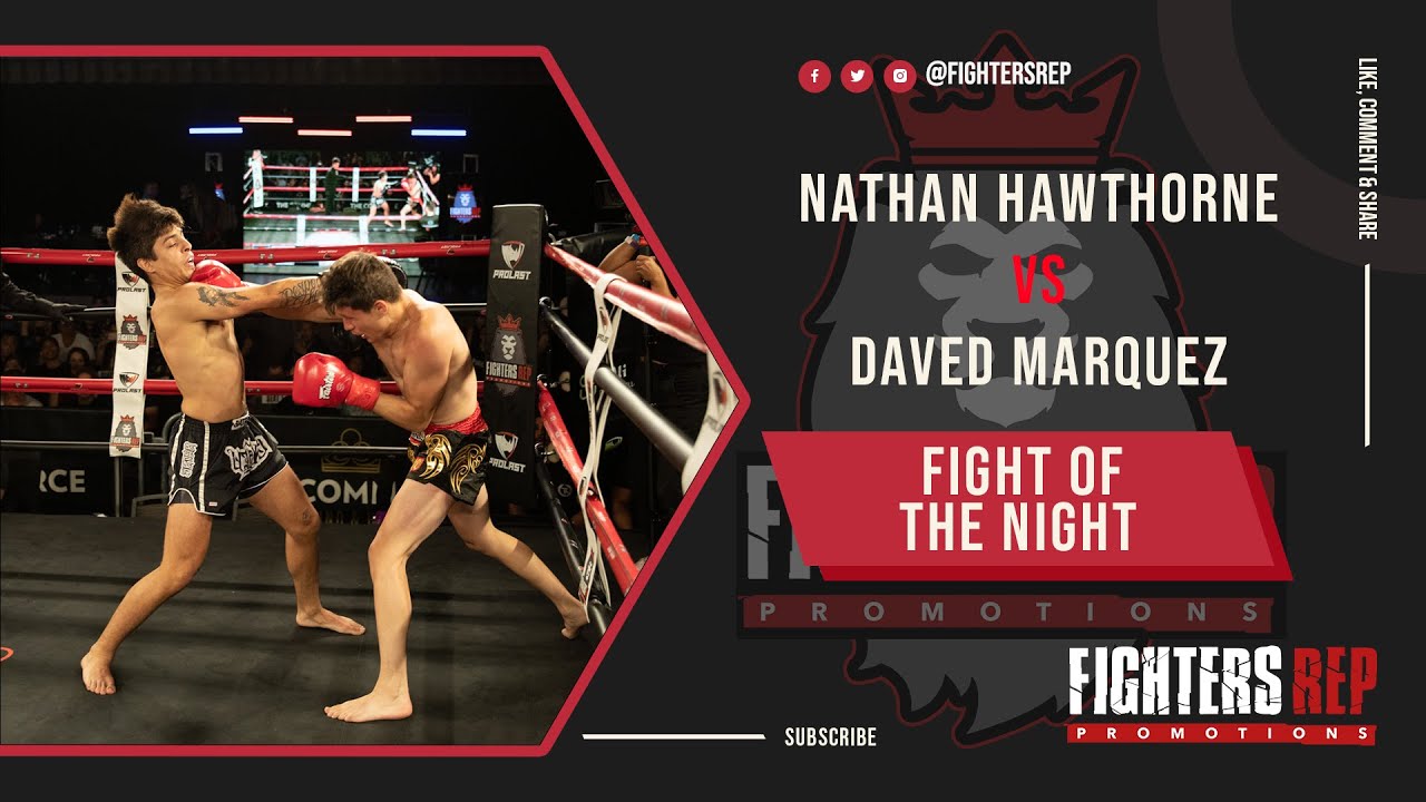 FightersRep 18 Fight of the Night | Nathan Hawthorne vs Daved Marquez ...