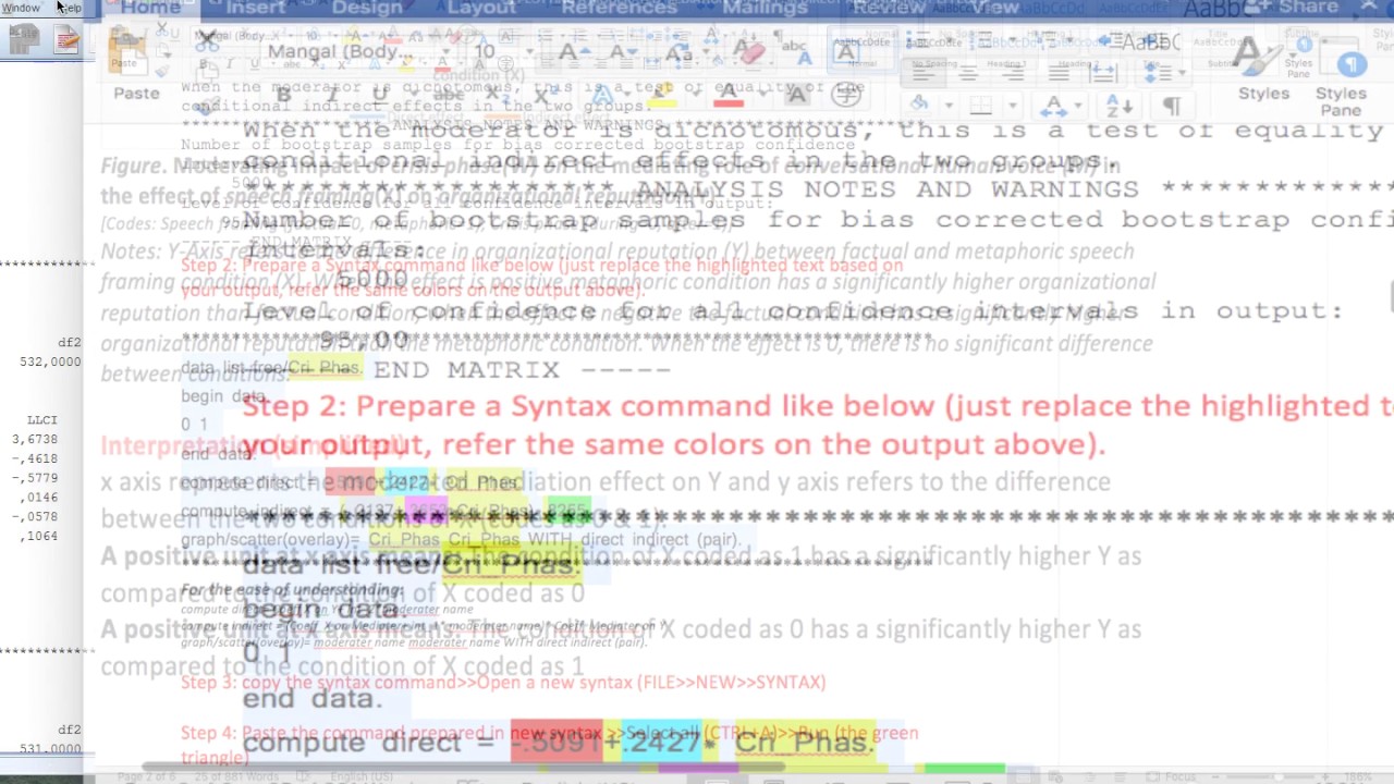 Plotting a moderated mediation using PROCESS model 8 (Conditional ...