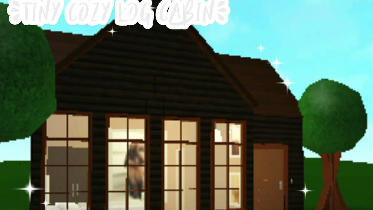 ♡Tiny cozy log cabin♡7k♡Bloxburg Speedbuild♡ - YouTube