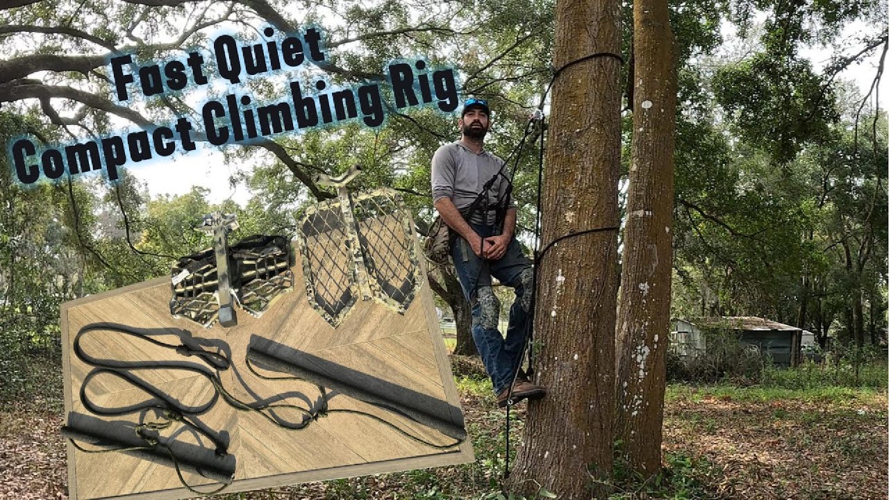 Best Climbing Rig for Saddle Hunting Fast, Quiet, Light Weight - YouTube