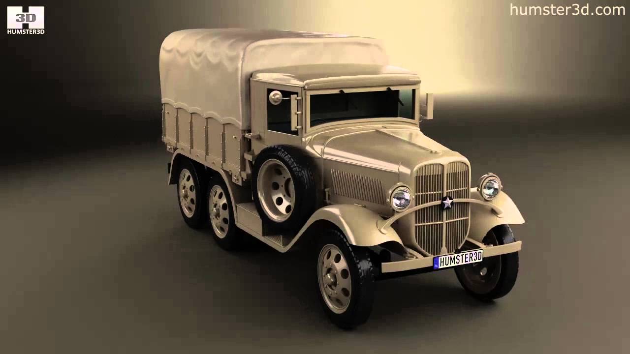 Isuzu Type 94 Truck 1934 3D model by 3DModels.org - YouTube