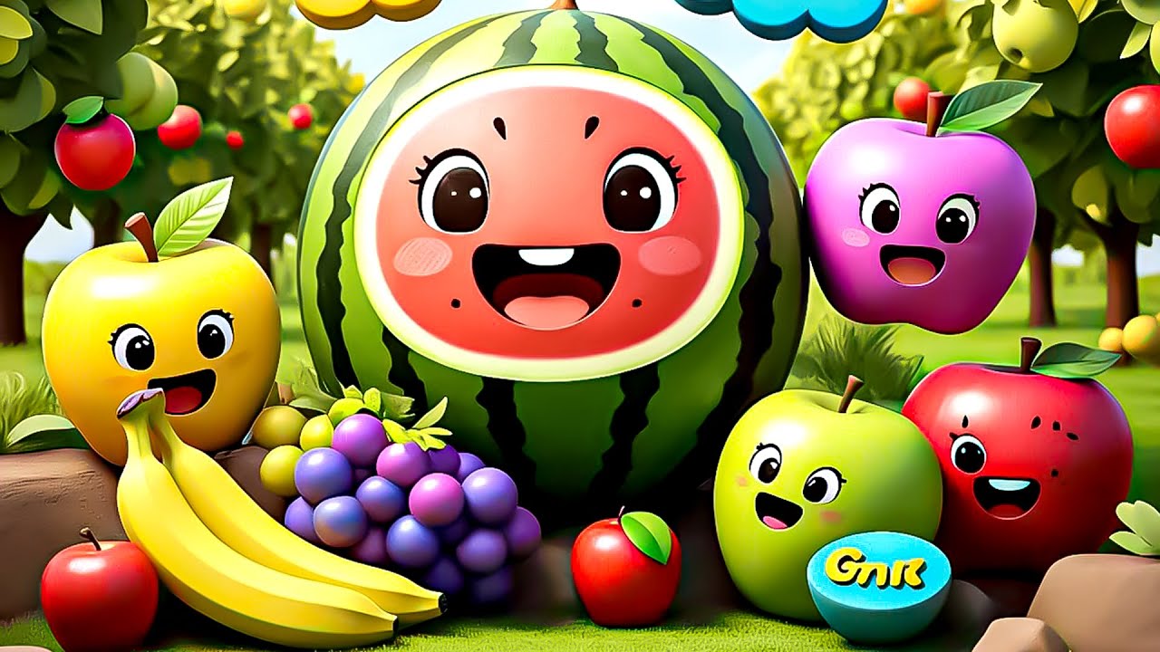 🍎🍌 Learn Fruit Names & Counting 1-100 for Kids | Learning with ABC ...