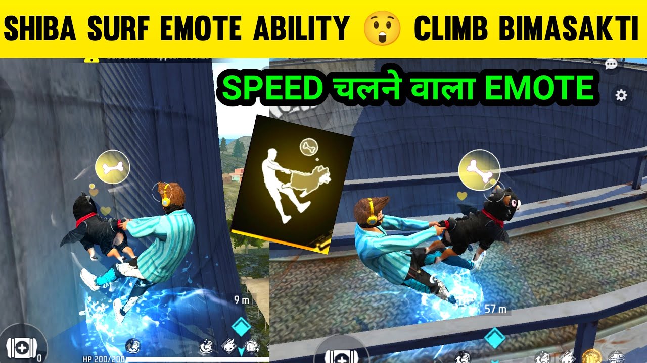 Shiba Surf Emote Ability 😲Climb Bimasakti- - YouTube