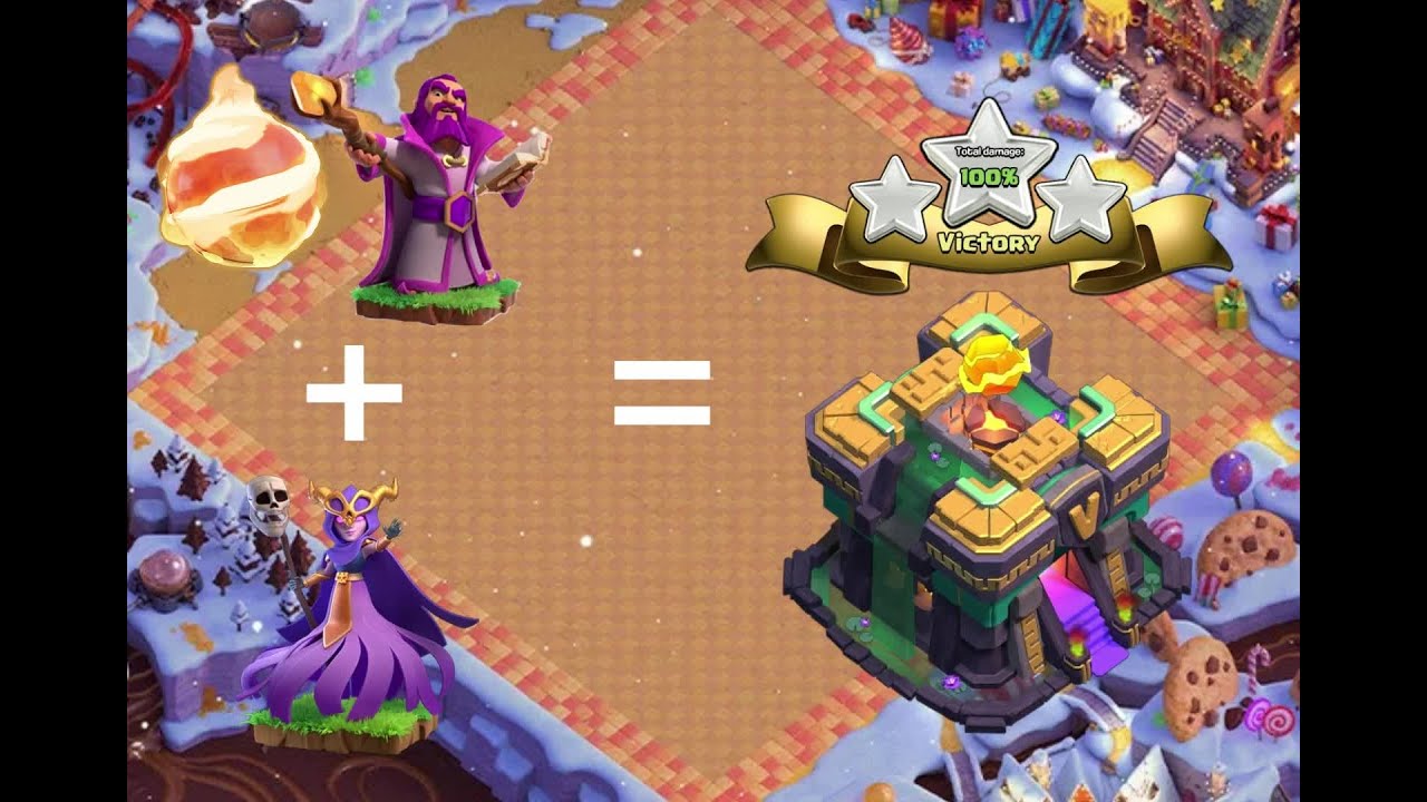 How To Use Fireball at TH 14 - OP Combo With Super Witch - YouTube