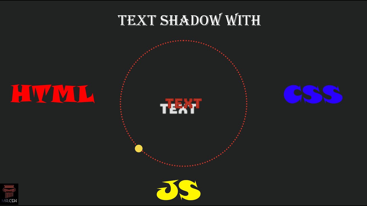 Text Shadow whit Html Css and JS - YouTube