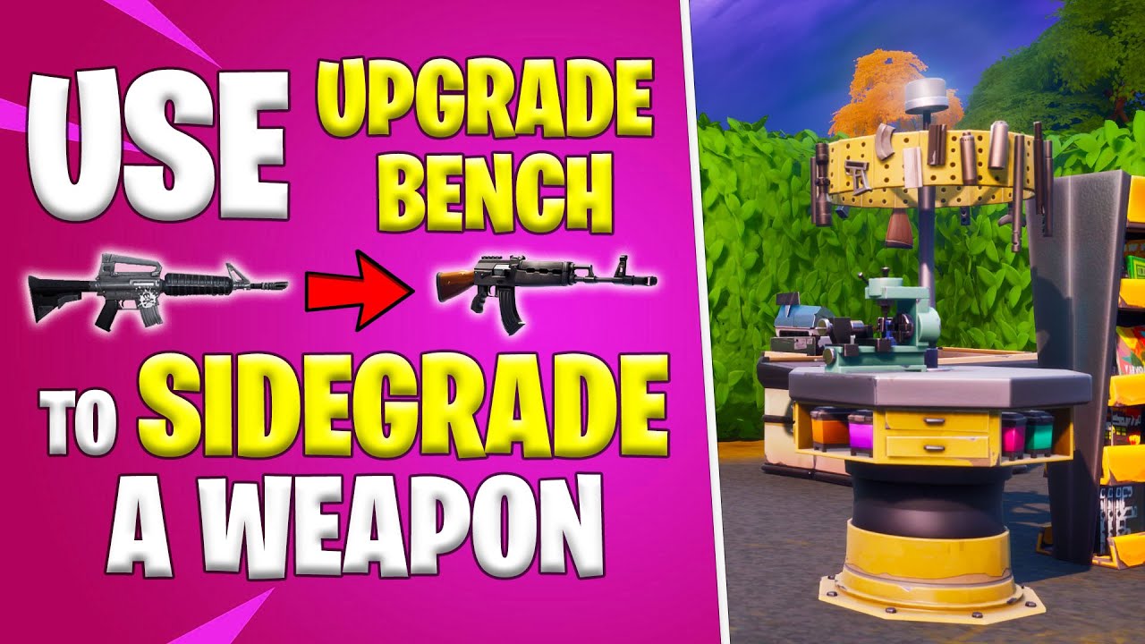 Fastest Way to USE AN UPGRADE BENCH TO SIDEGRADE A WEAPON - YouTube