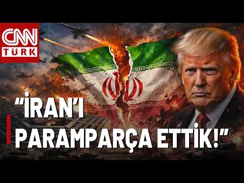 🚨Trump'tan Son Dakika Açıklaması: İran'ı Tamamen Yendik!