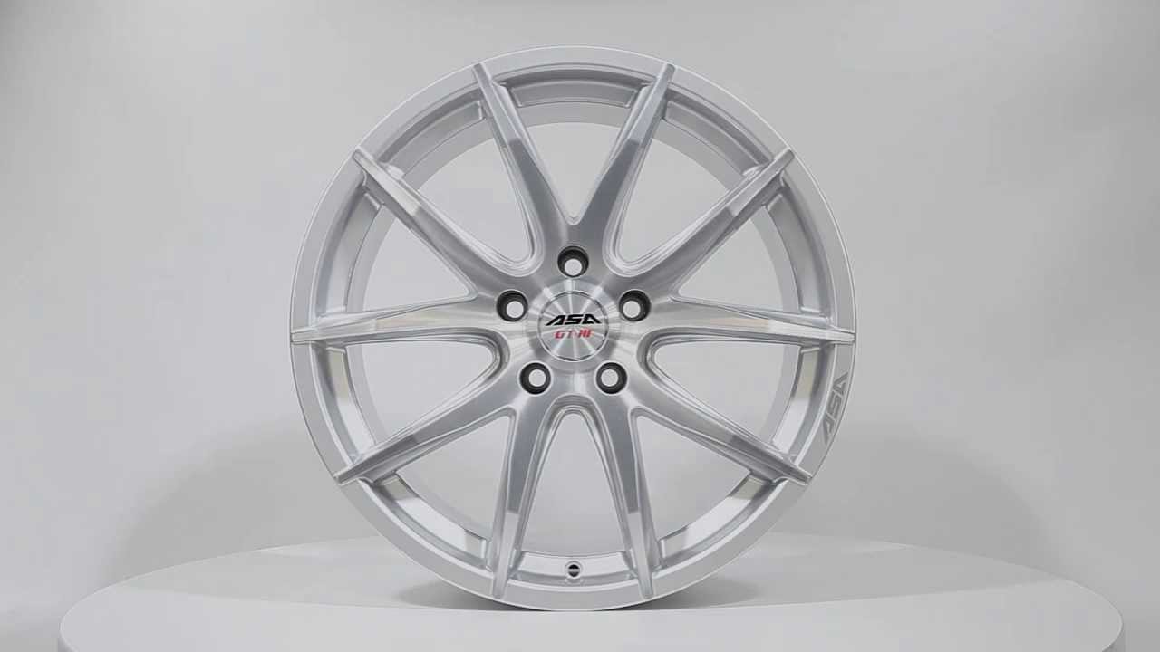 FelgenOutlet.de - ASA · GT 3 · silber/frontpoliert - YouTube