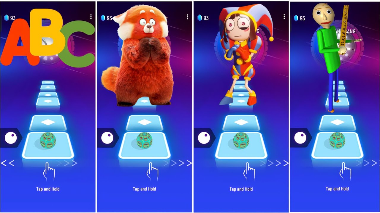 ABC 🆚 Turning Rad 🆚 The Amazing digital circus 🆚 Baldi s basics 🆚 Tiles ...