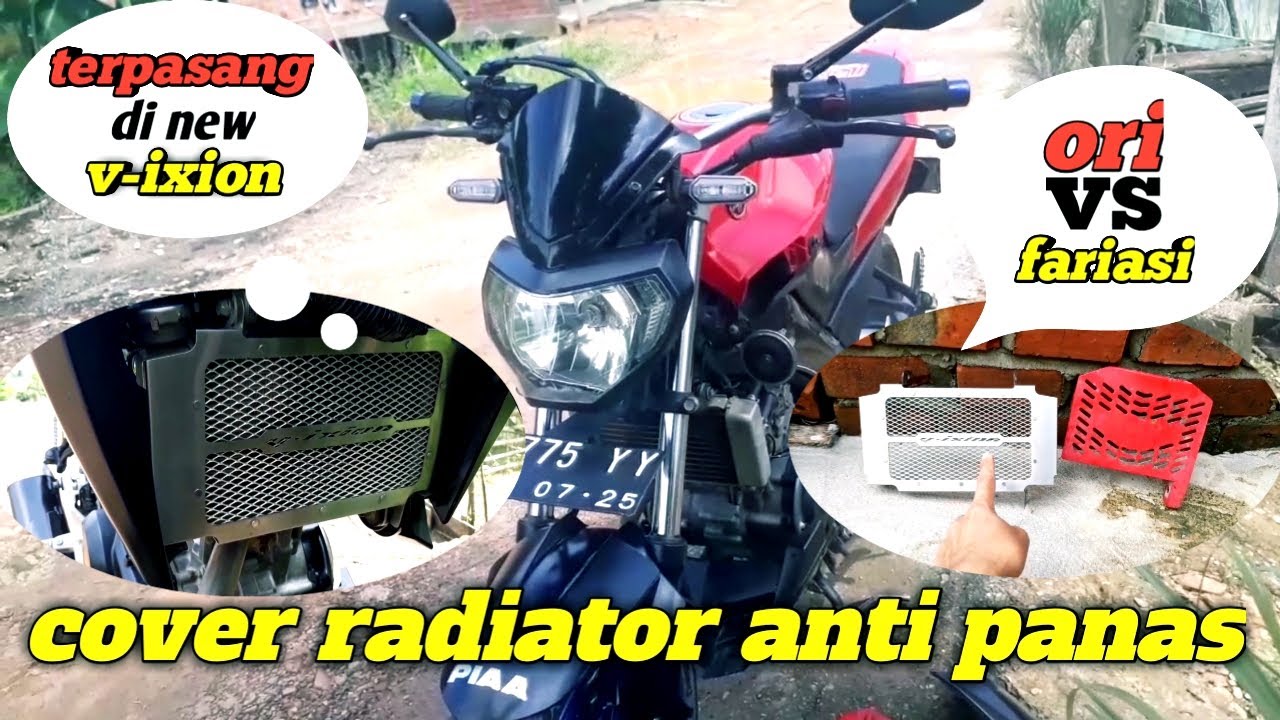 cover radiator vixion anti panas ‼️ ori vs fariasi pasang di new vixion ...
