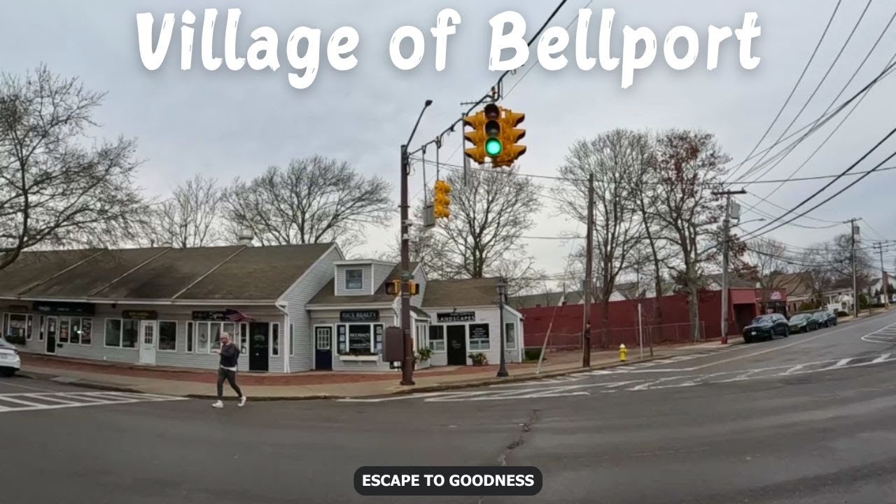 Long Island Rich Neighborhoods - Village of Bellport - New York - 4K ...