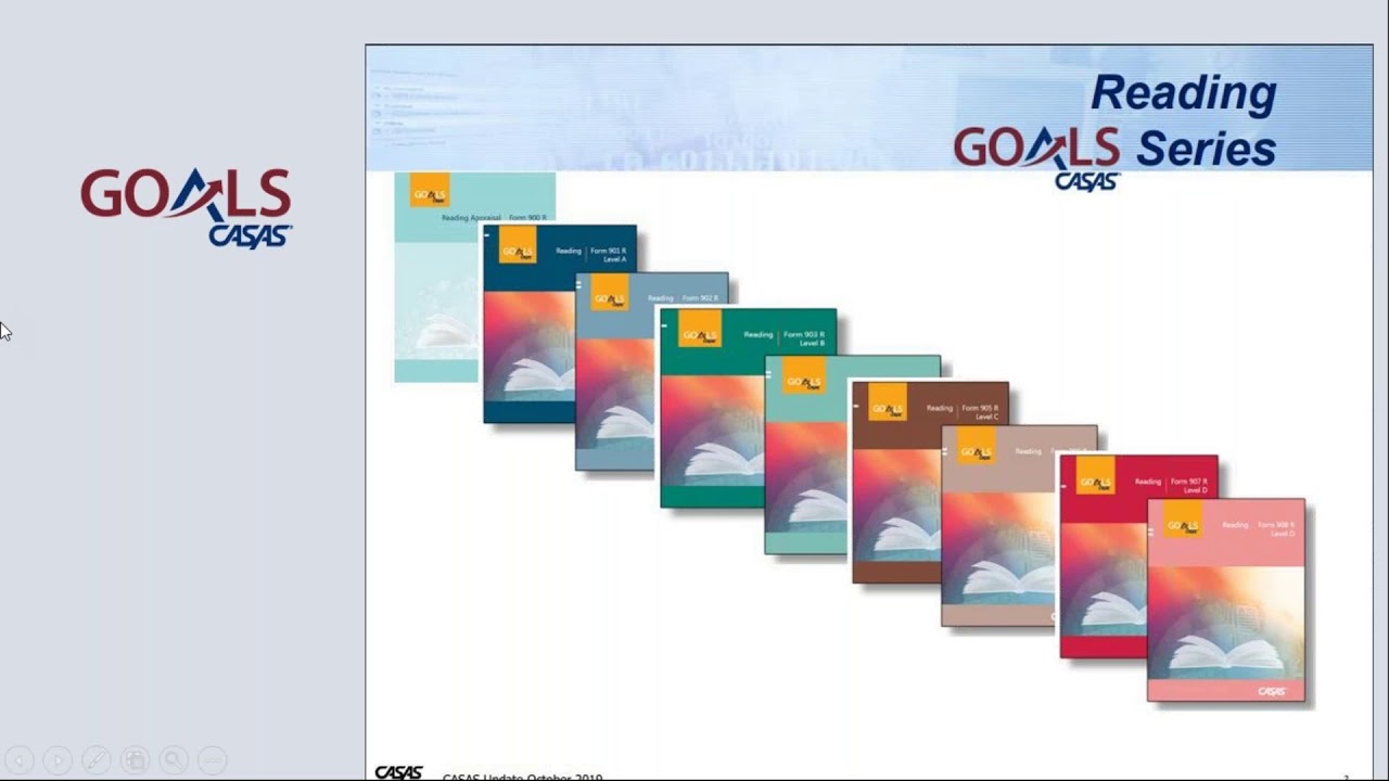 CASAS GOALS Series for ABE ASE Overview and Next Steps - YouTube