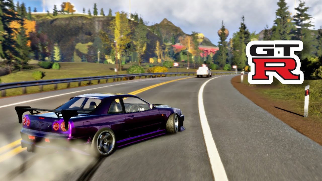 Big Turbo (RB26) Nissan GTR R34 in CarX Street (500hp) || 4K Graphics ...