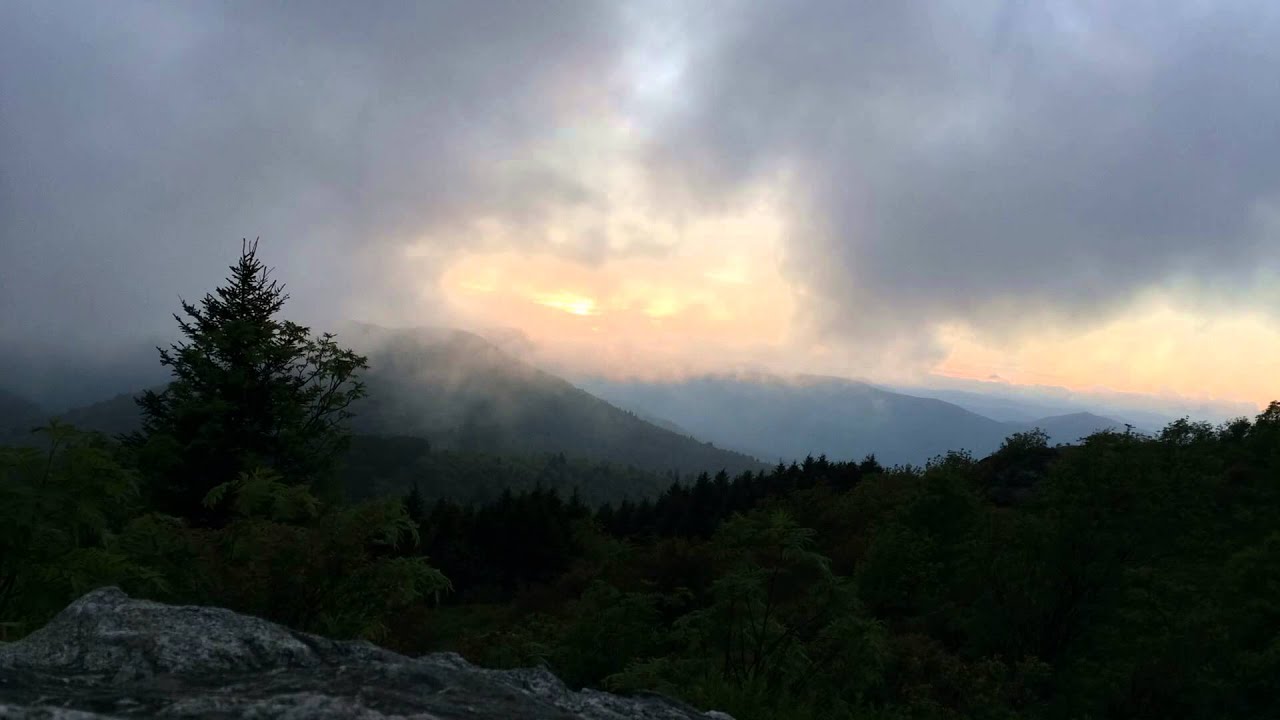 Sunset over Sam Knob - YouTube