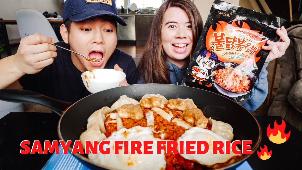 STUCK AT HOME EPISODE 7 | TRYING SAMYANG FRIED RICE - YouTube
