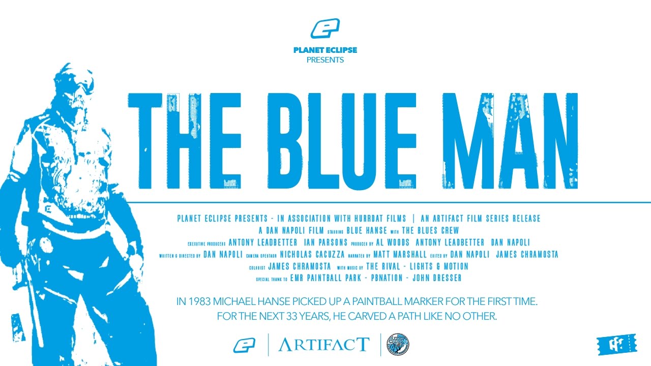 Paintball Big Game Documentary Film: The Blue Man-starring Blue's Crew ...