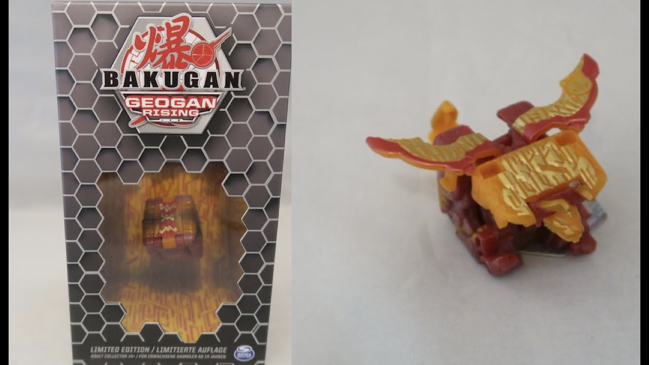 LIMITED EDITION Bakugan Geogan Rising Arcleon Figure - YouTube