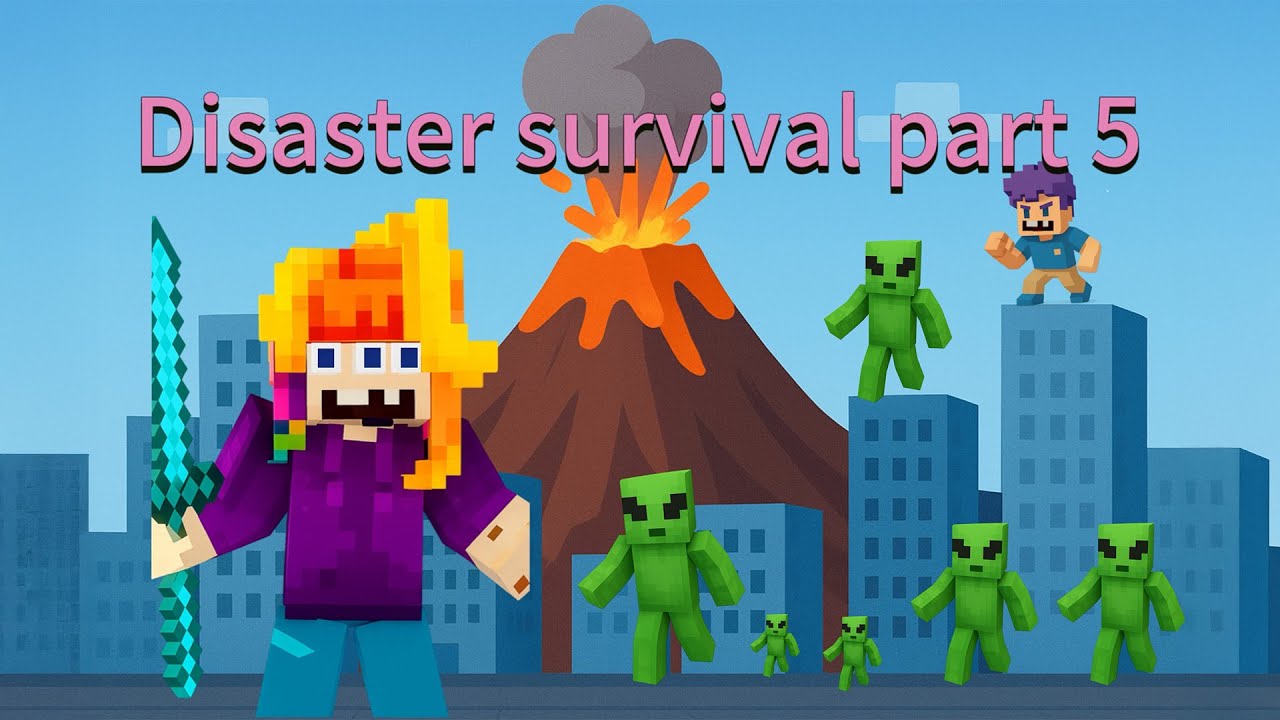 Minecraft Disaster Survival Part 5! - YouTube