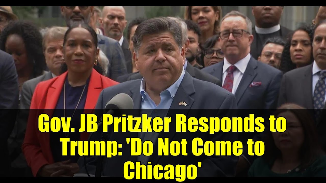 Gov. JB Pritzker Responds to Trump: 'Do Not Come to Chicago' | Full ...
