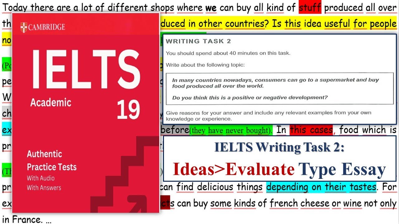 Cambridge 19 IELTS Writing Task 2 _ Test 4 _ Ideas (Evaluate) Type ...