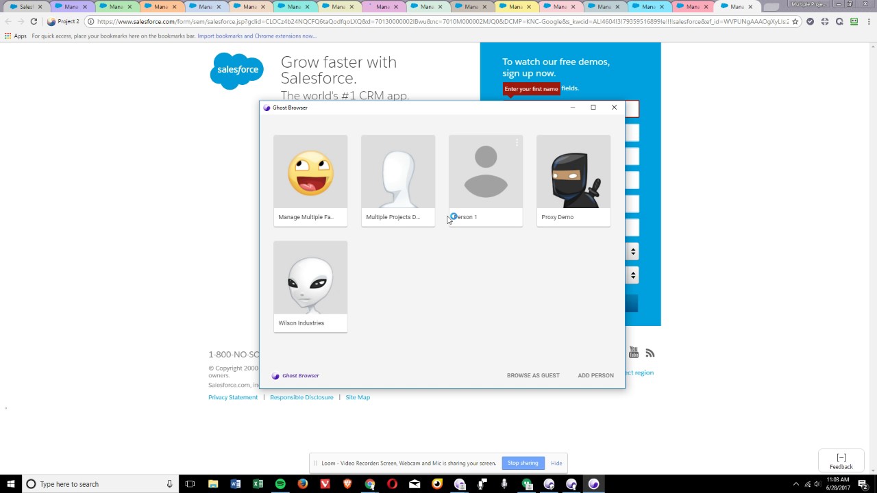 Opening More than 15 Browsing Sessions in Ghost Browser - YouTube