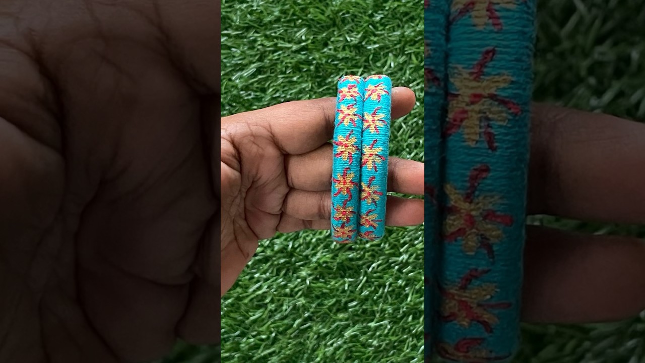 Cotton thread bangle#diy #handmade #craft #jewellery #cottonthreadbangles - YouTube