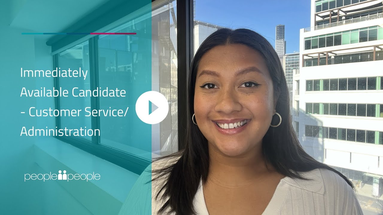 Immediately Available Candidate - Customer Service/Administration - YouTube