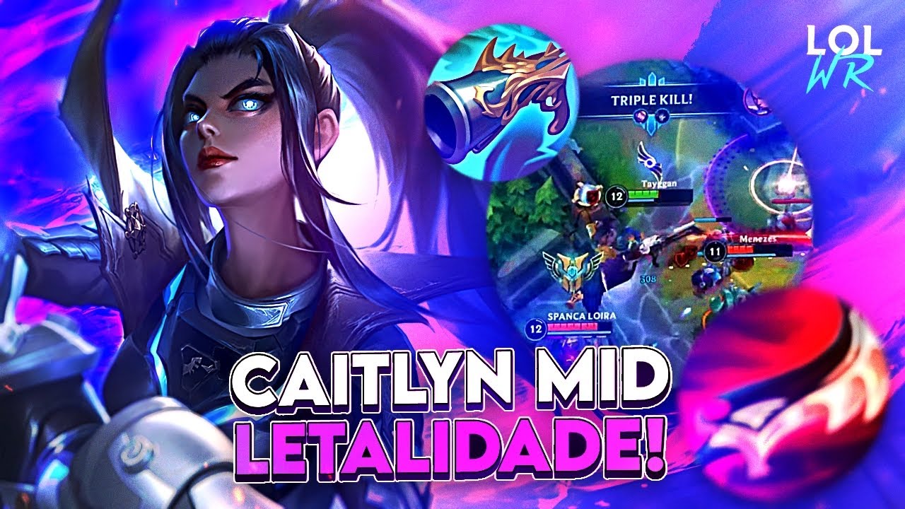 EU CUIDO DO CASO 🕵️‍♀️- (Caitlyn gameplay) | LoL Wild Rift - YouTube