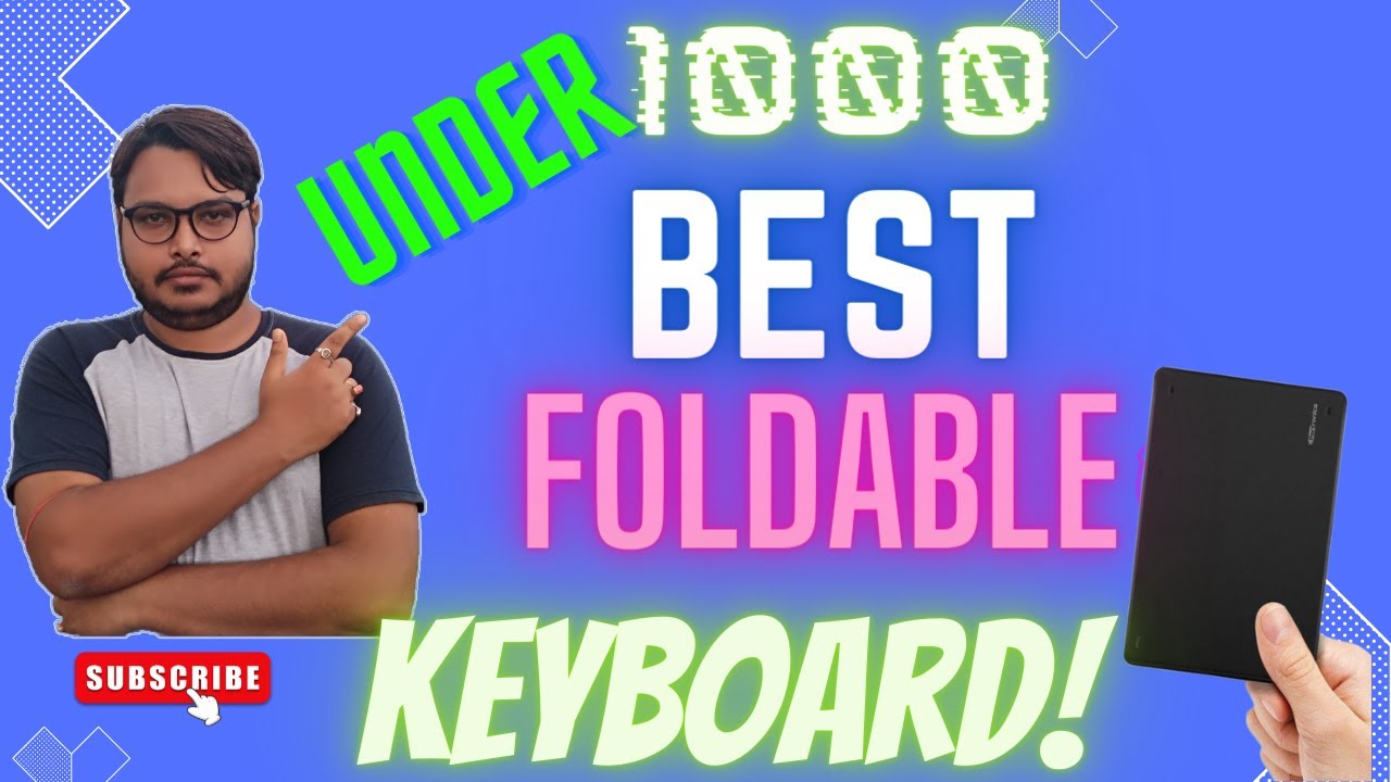 Best Keyboard is *FOLDABLE* - Portronics Chicklet Bluetooth Wireless ...