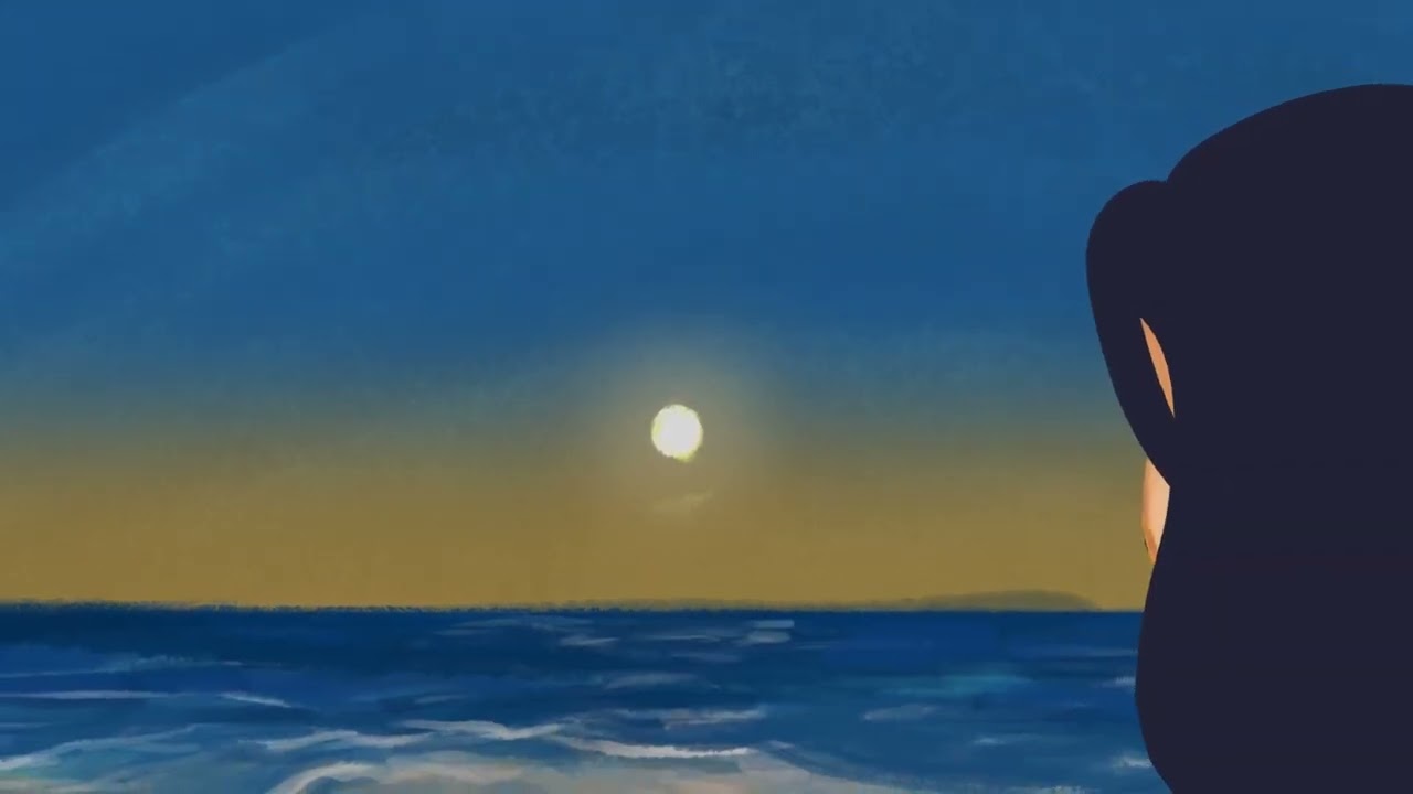 Sunset 2D Animation - YouTube