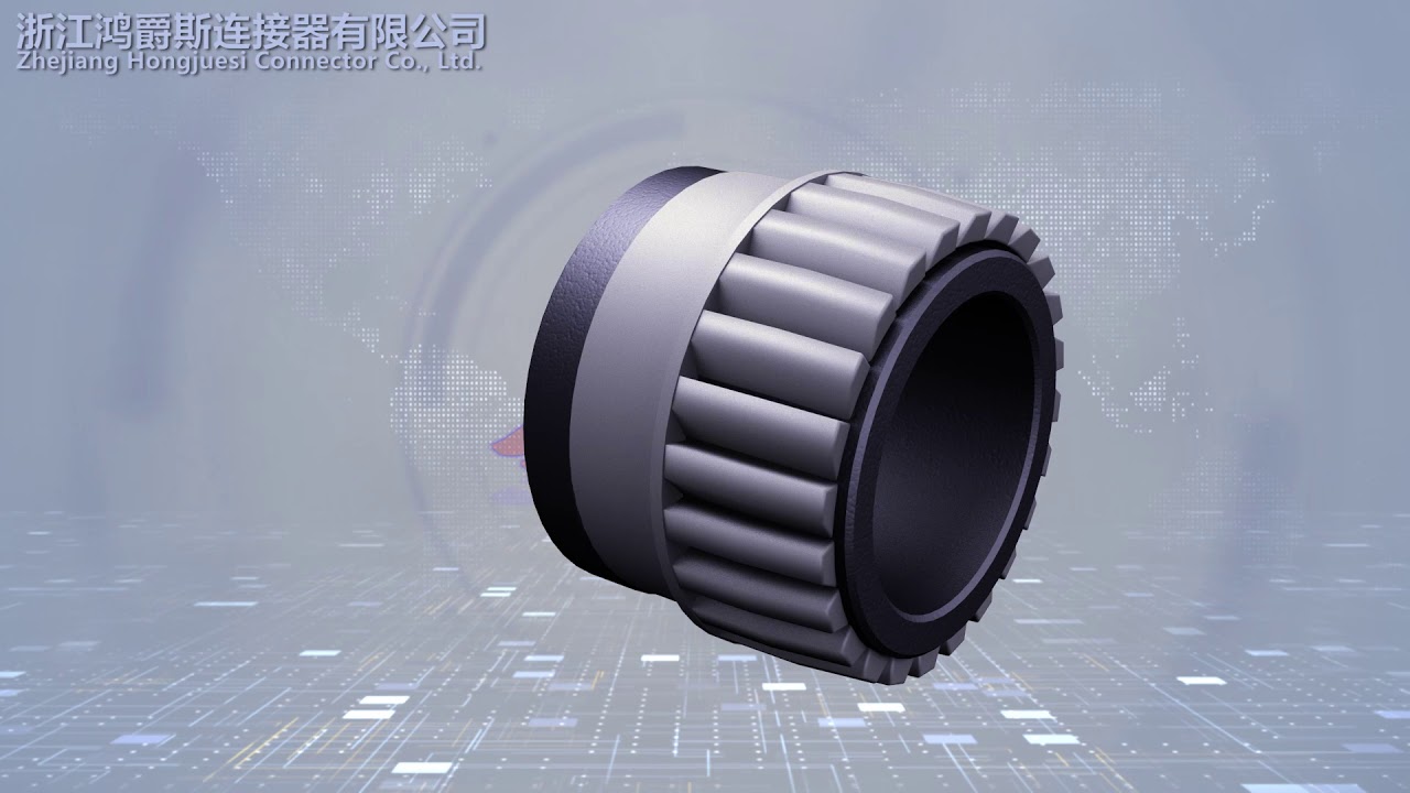 CNJHSH20181030 01 Cable connector 3D animation - YouTube