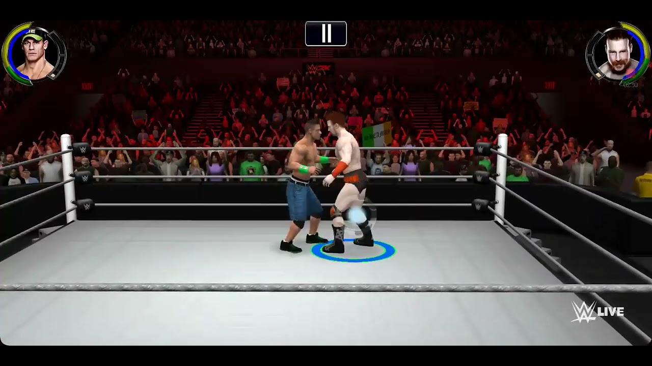WWE 2k Android offline gameplay - YouTube