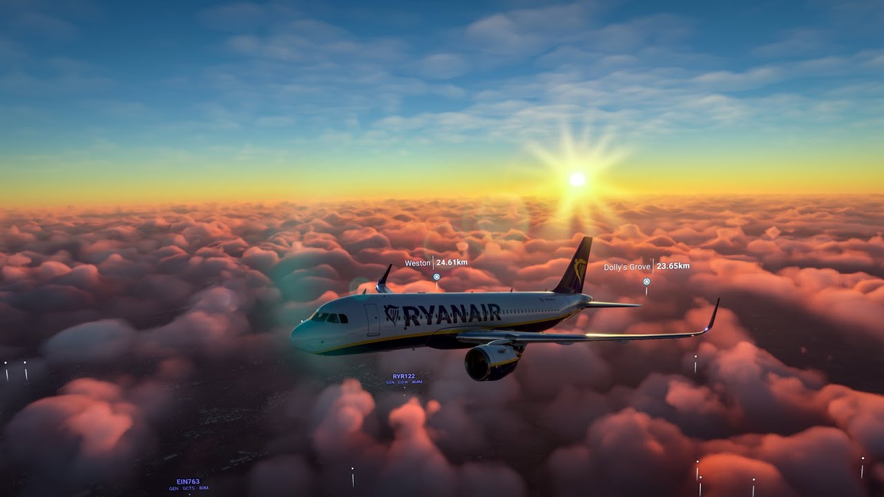 Microsoft Flight Simulator - Dublin To Kjevik - YouTube