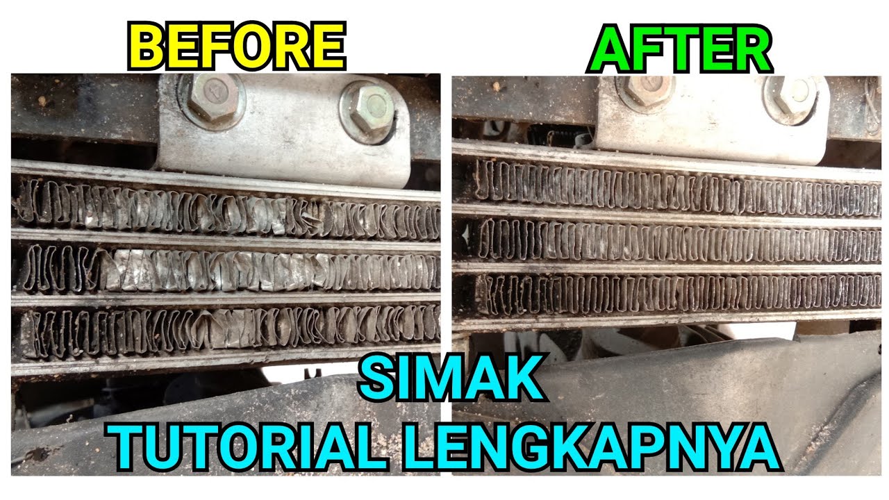 Cara meluruskan sirip radiator - YouTube