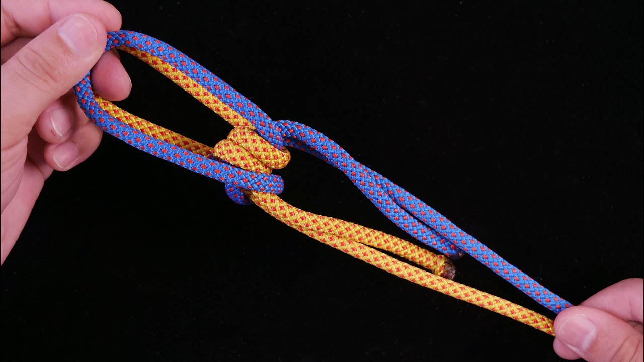 Double loop hook knot, knot method - YouTube