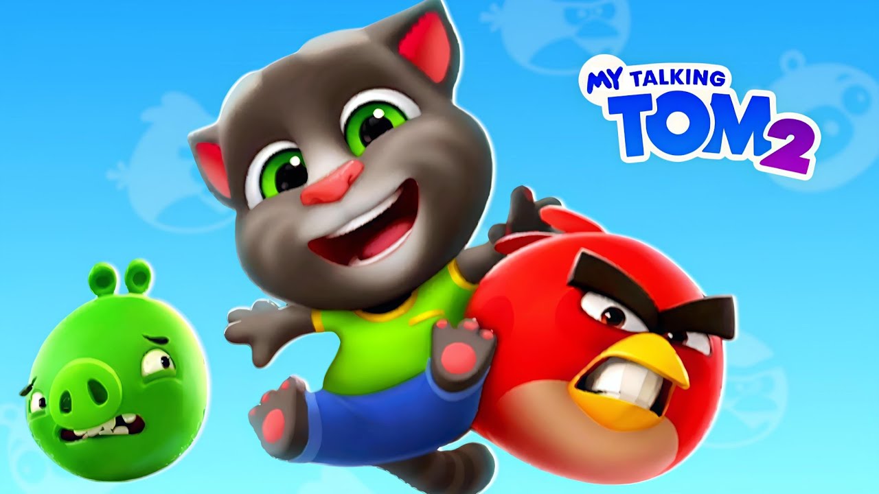 💥 My Talking Tom 2 X Angry Birds - Fight with Pigs! 🐷 - YouTube