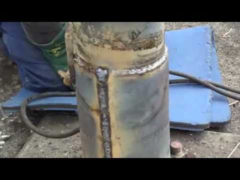 light pole repair - YouTube