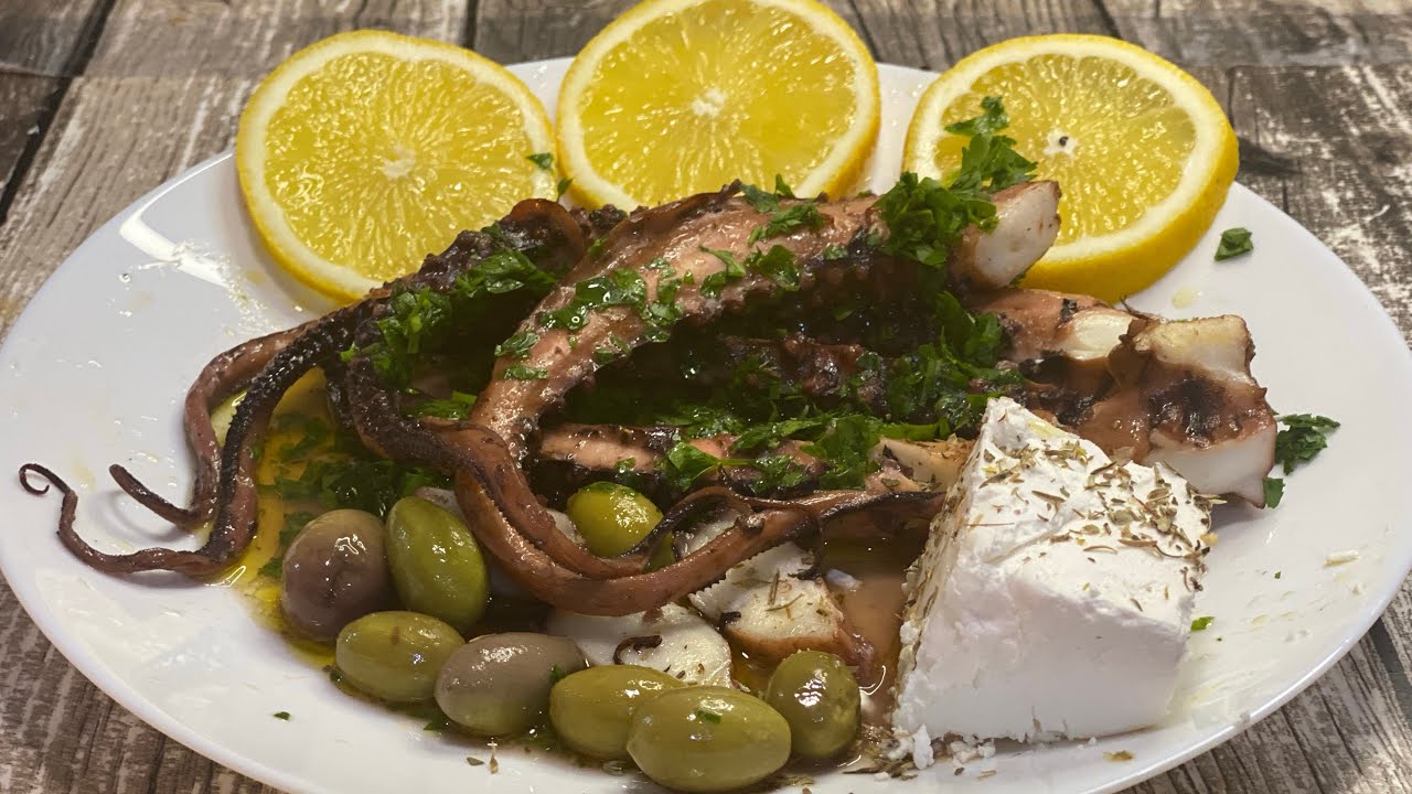 How To Make Delicious Octopus / Mediterranean Style recipe - YouTube