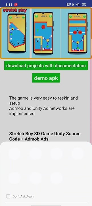 How to make Stretch boy games in unity, Stretch boy games unity project free download, - YouTube