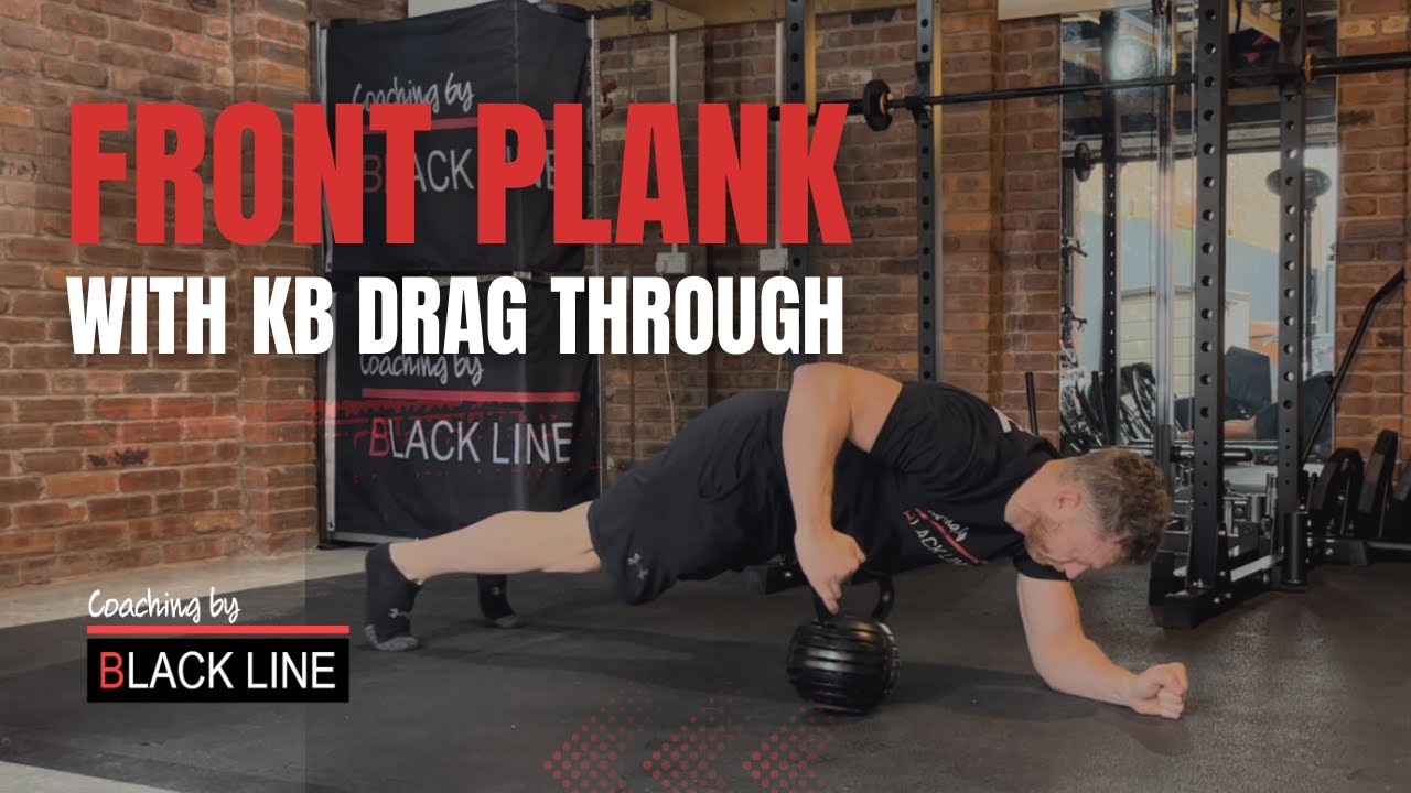 Front Plank With KB Drag Through - YouTube