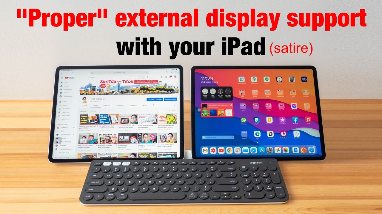 How to Get "Proper" External Display Support with iPad #satire - YouTube