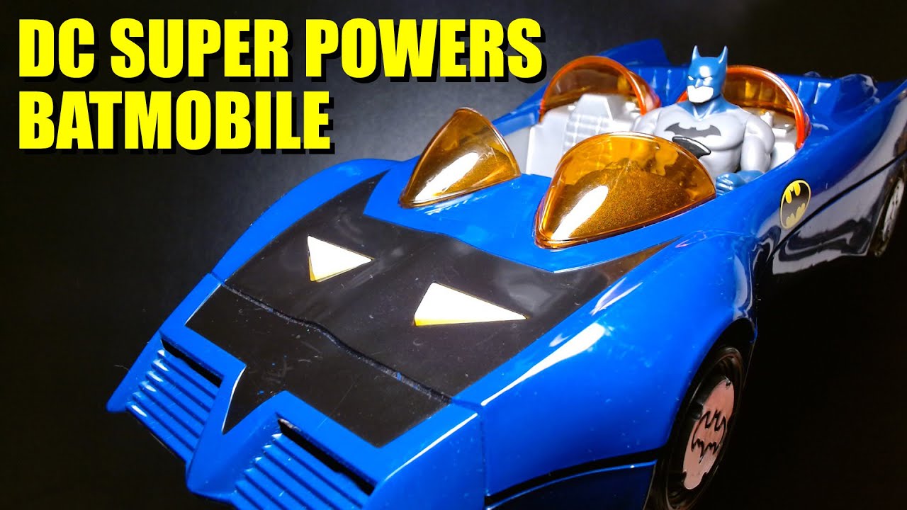 Batman Batmobile DC Super Powers Collection Kenner Vintage Classic Toy - YouTube