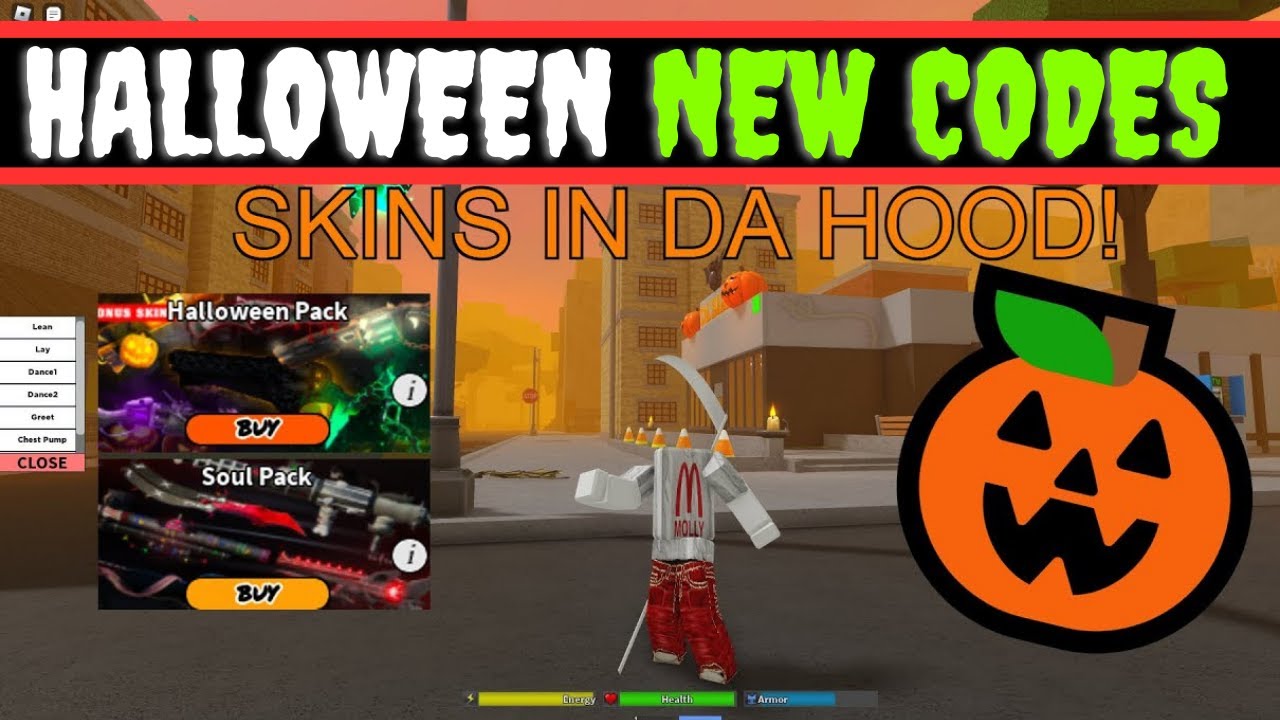 Halloween Da hood codes for money | Da hood codes | Da hood code | Da ...