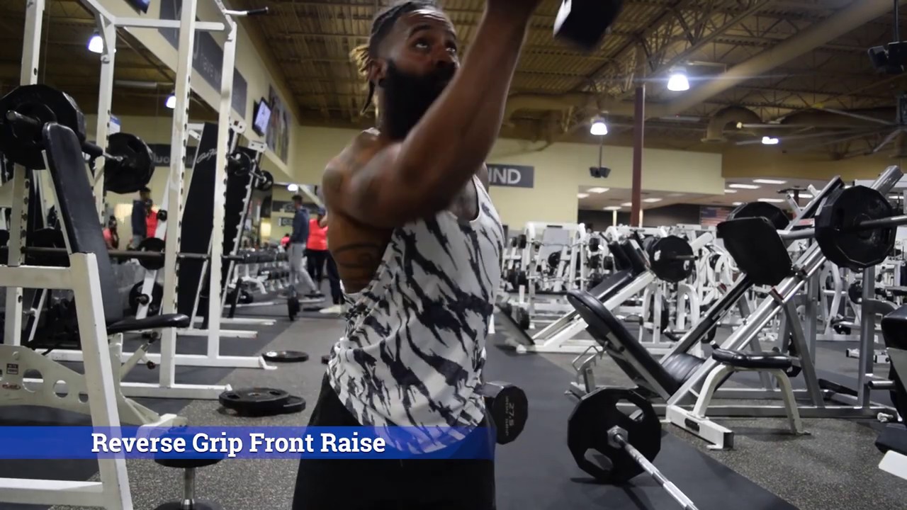 Reverse Grip Front Raise - YouTube