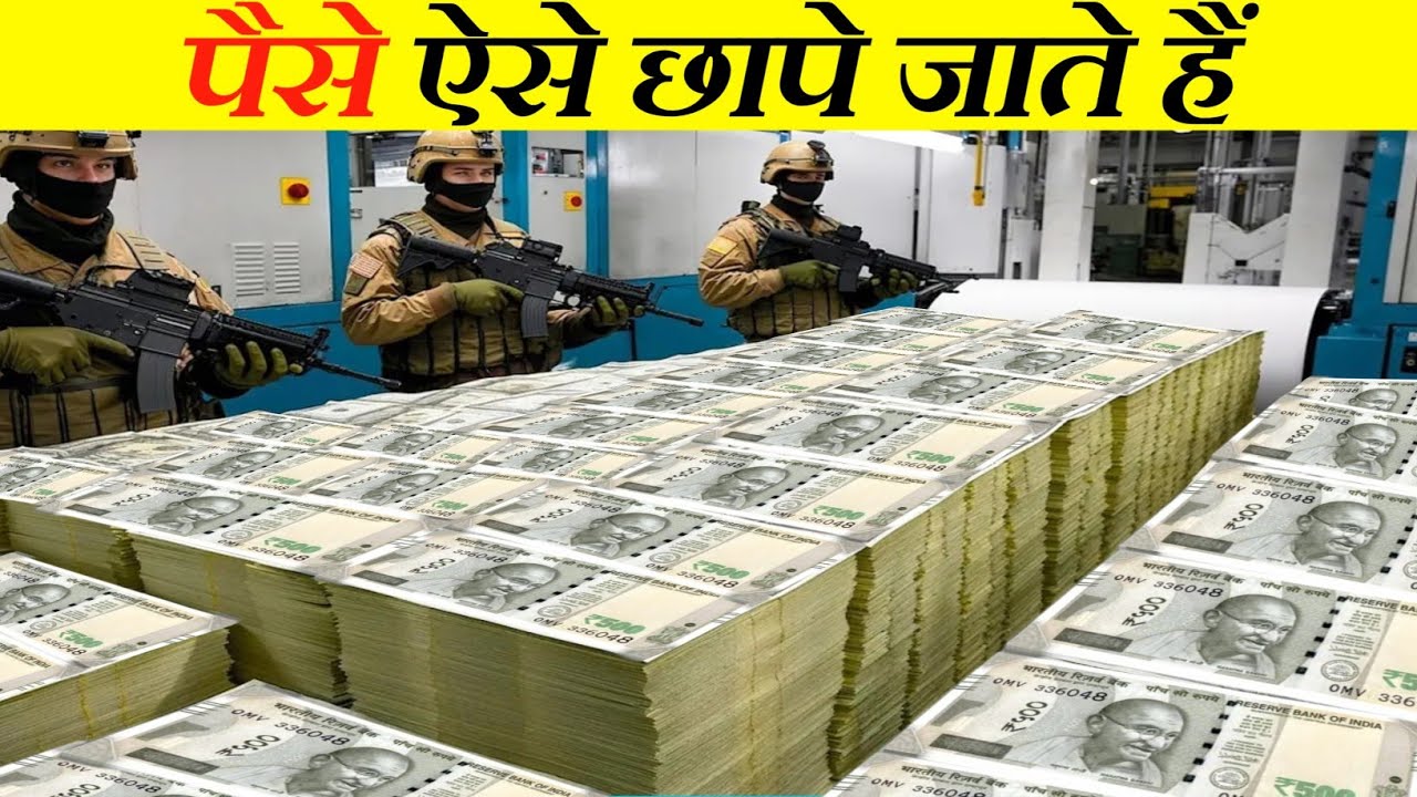 How INDIAN Currency Notes Are PRINTED? | Money Printing Process #money ...