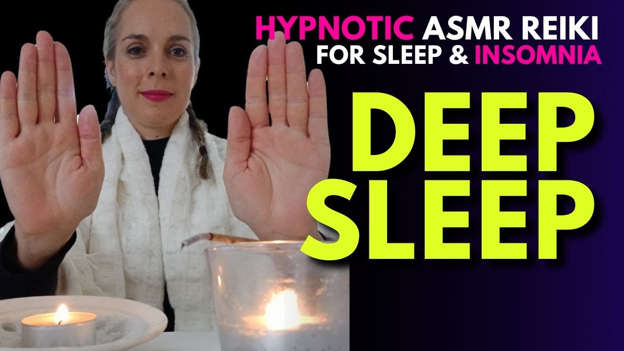 Fall asleep FAST with this hypnotic Reiki RAIN SLEEP ASMR REIKI Healing ...
