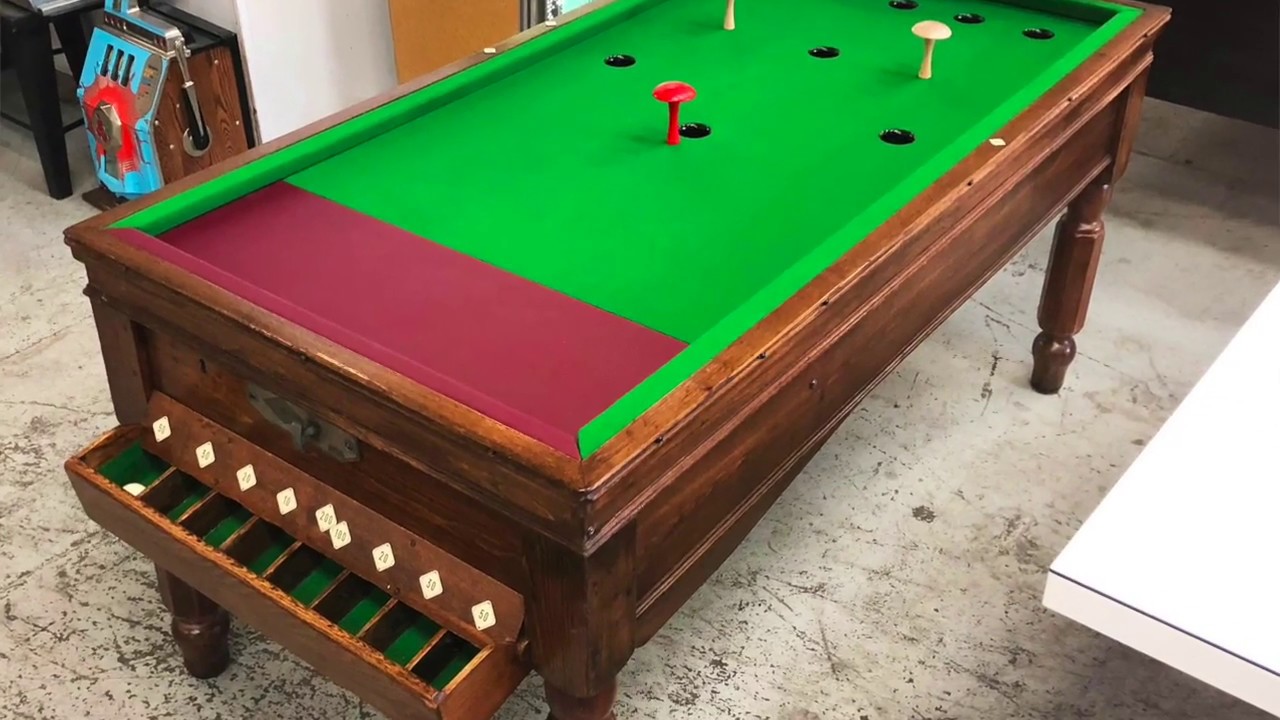 Jelkes Bar billards table fully restored - YouTube