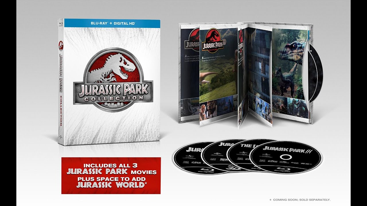 Jurassic Park - Blu-ray Collection Box Set - Overivew - YouTube
